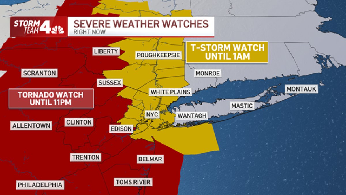 NYC weather: Storms threaten tri-state with rain, winds, hail, even ...