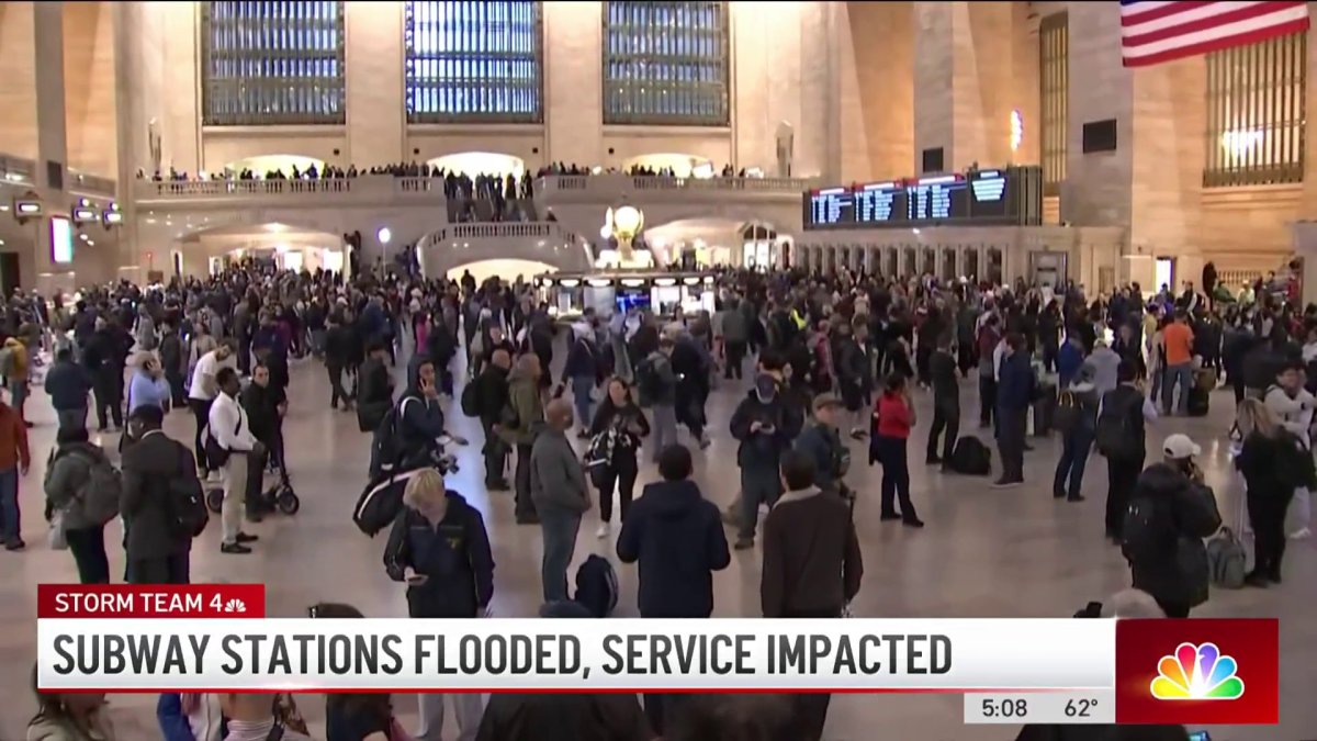 NYC subway and airport flooding leave travelers stranded – NBC New York