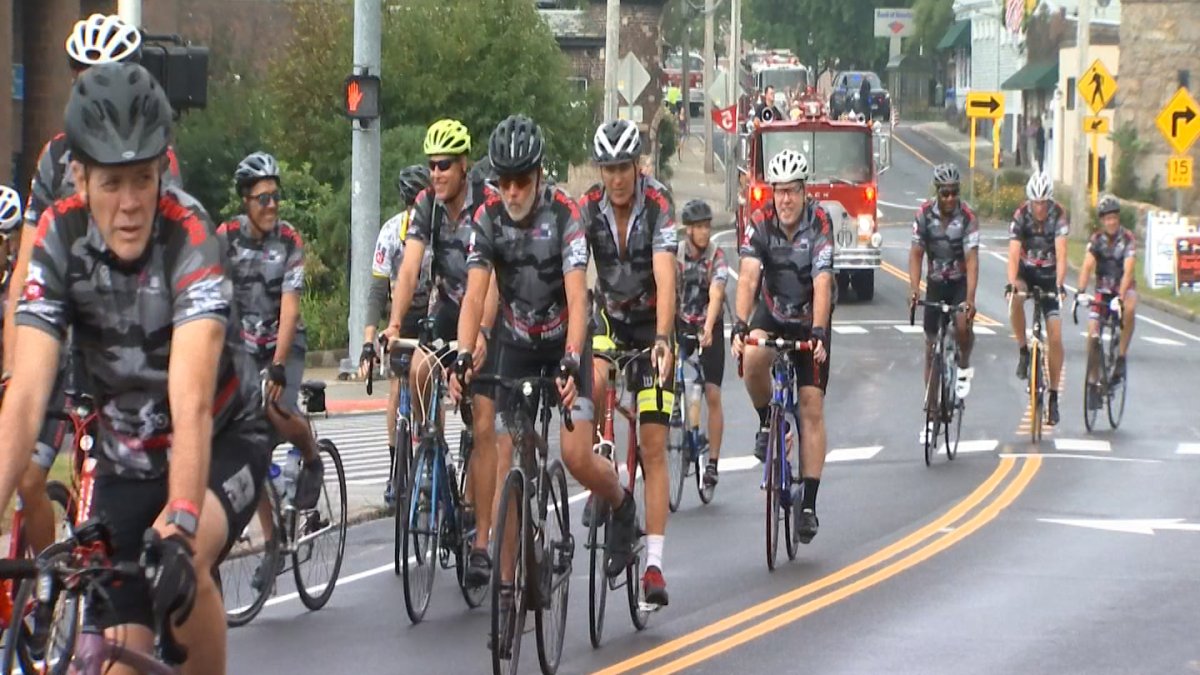 Cyclists bike 95 miles to honor 9/11 first responders and post-9/11 ...