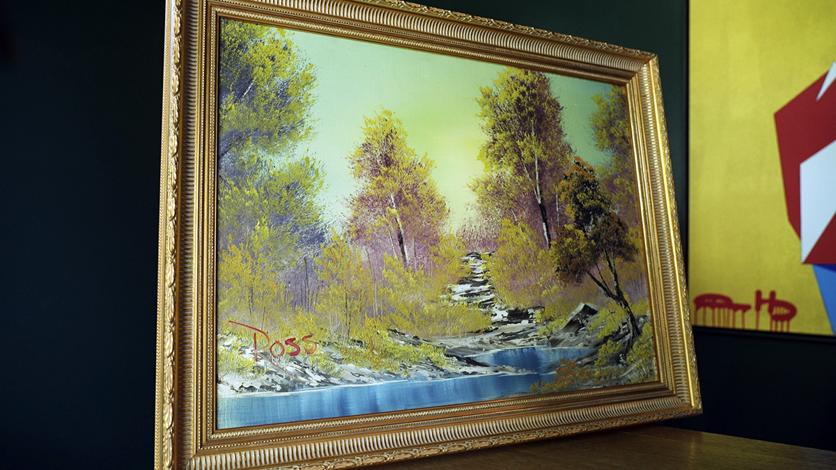 Bob Ross’ first TV painting on sale for nearly $10 million – NBC New York
