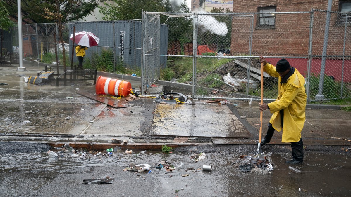 Nyc Begins Drying Out After Record Breaking Rainfall Nbc New York