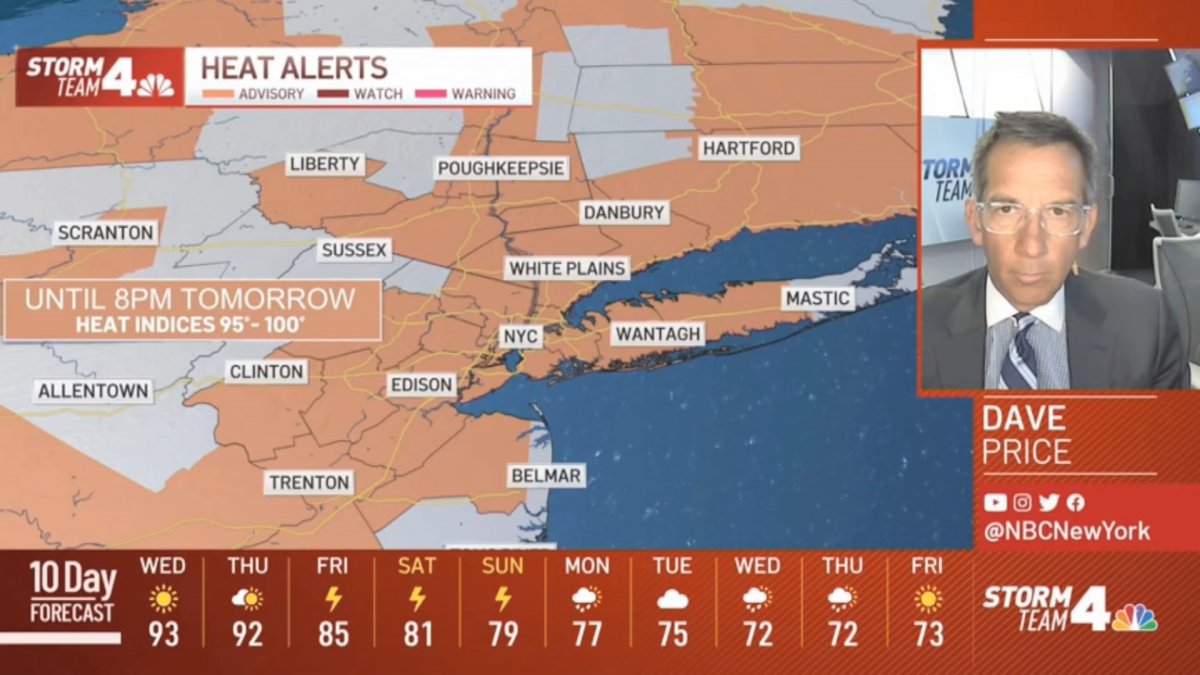 Latest Forecast From Storm Team 4 – NBC New York