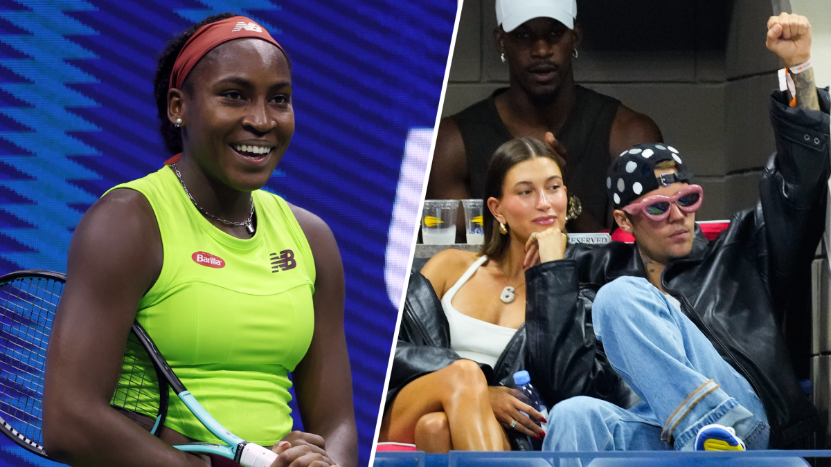 ‘I’m fangirling’: Coco Gauff plays US Open match in front of Justin ...