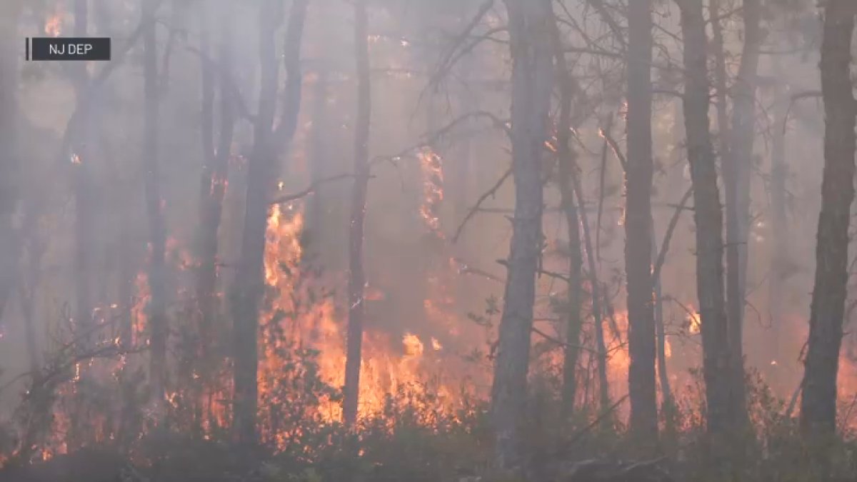 Wildfire spreads after deadly plane crash in Ocean County, NJ – NBC New ...