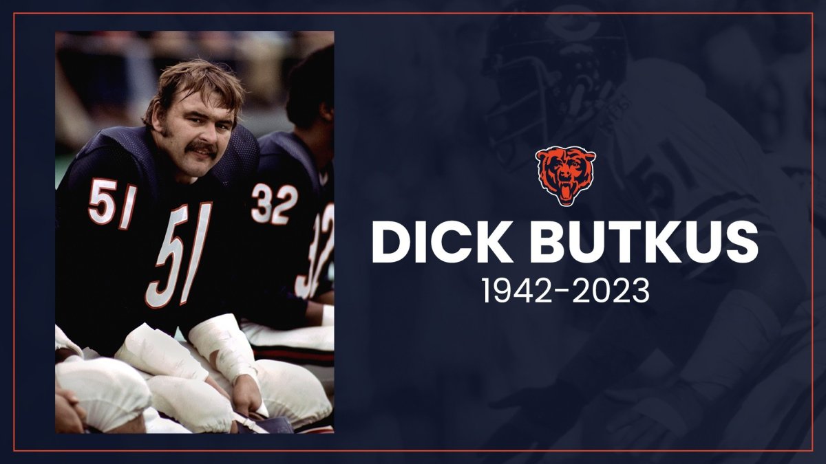 Bears legend Dick Butkus dies Thursday, team confirms – NBC New York