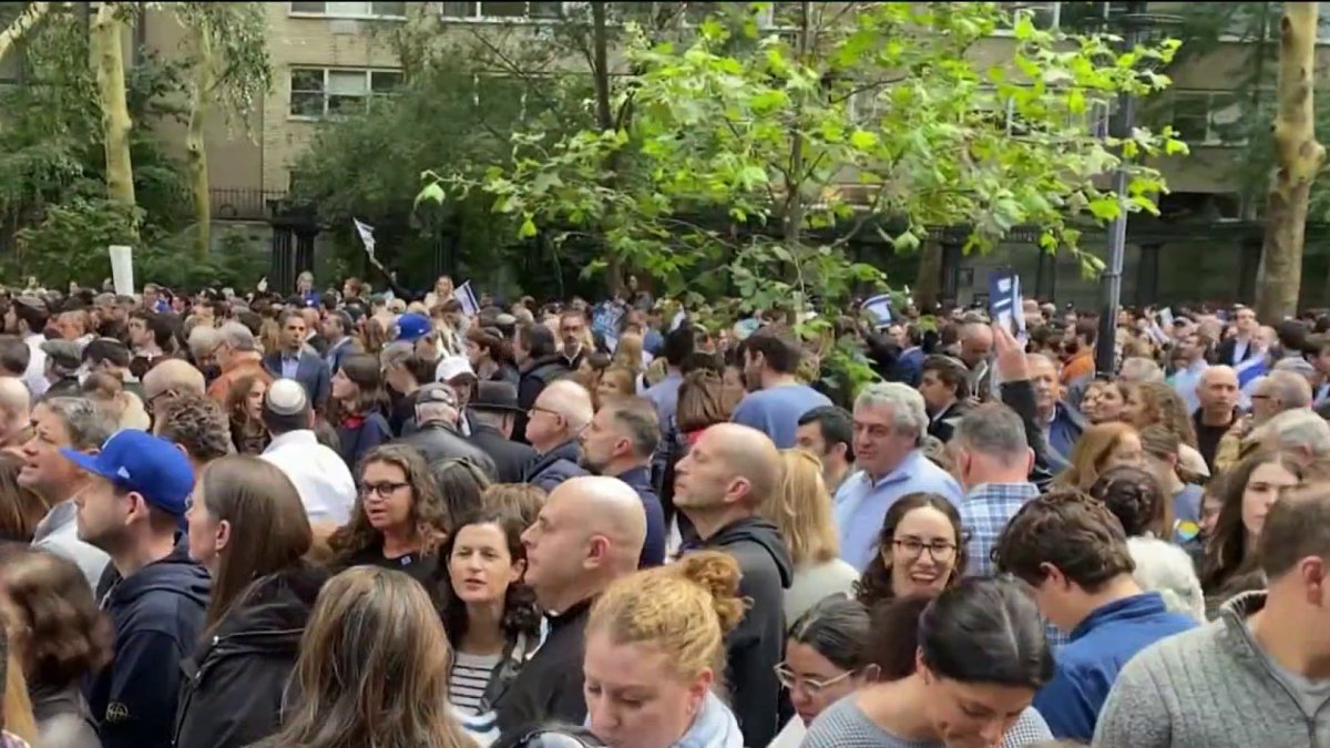 Thousands attend NYC rally in support of Israel – NBC New York