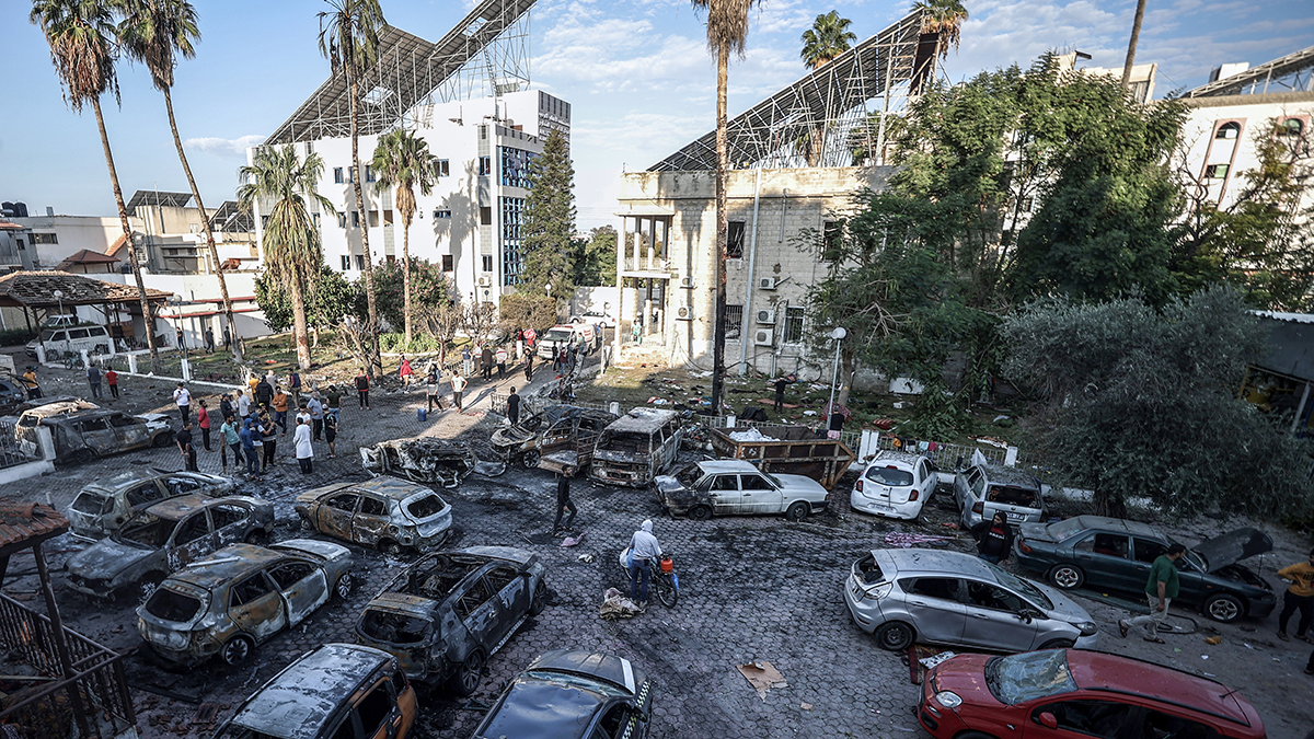 What caused the deadly explosion at a Gaza hospital? – NBC New York