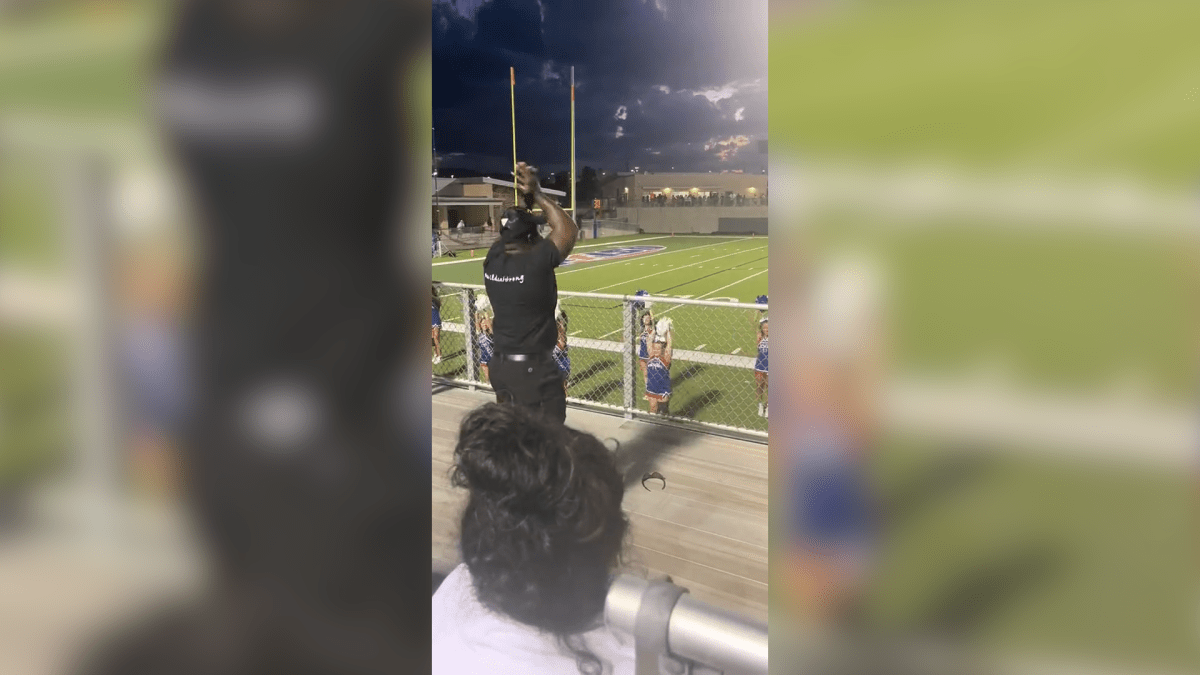 A Texas father went viral for the way he supported his cheerleader ...