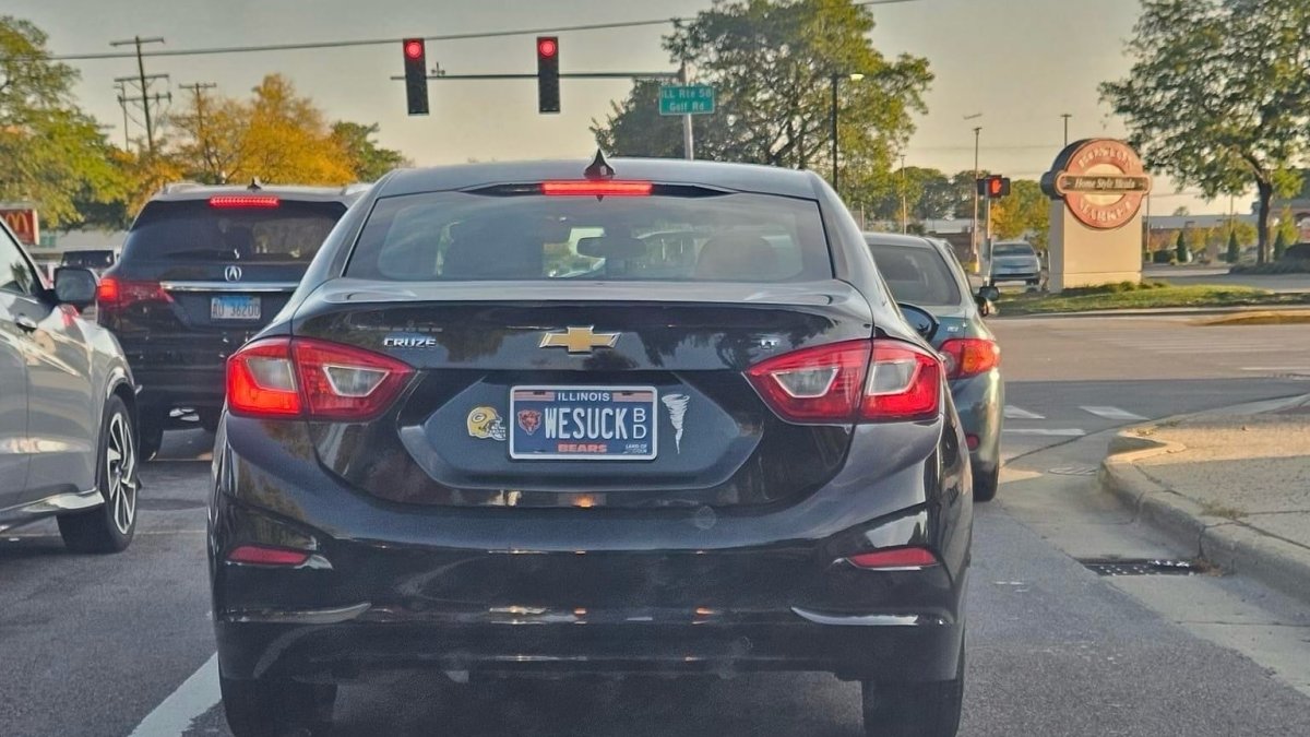 Is the WESUCK Chicago Bears license plate real? We looked into it – NBC ...