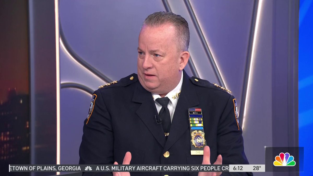 NYPD Chief of Patrol John Chell talks security plans for Rockefeller ...