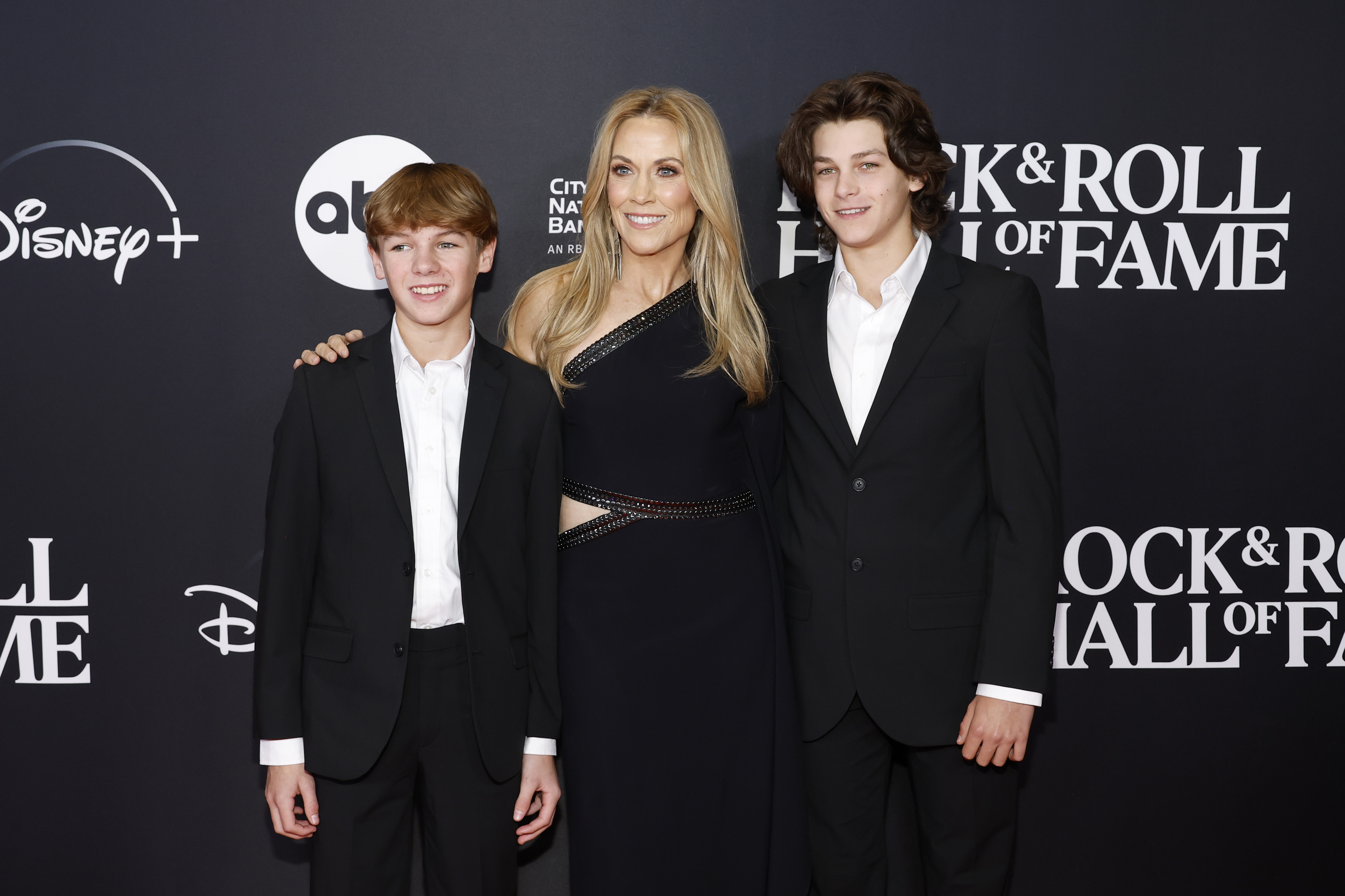 Sheryl Crow’s sons appear on red carpet for mom’s Rock and Roll Hall of ...