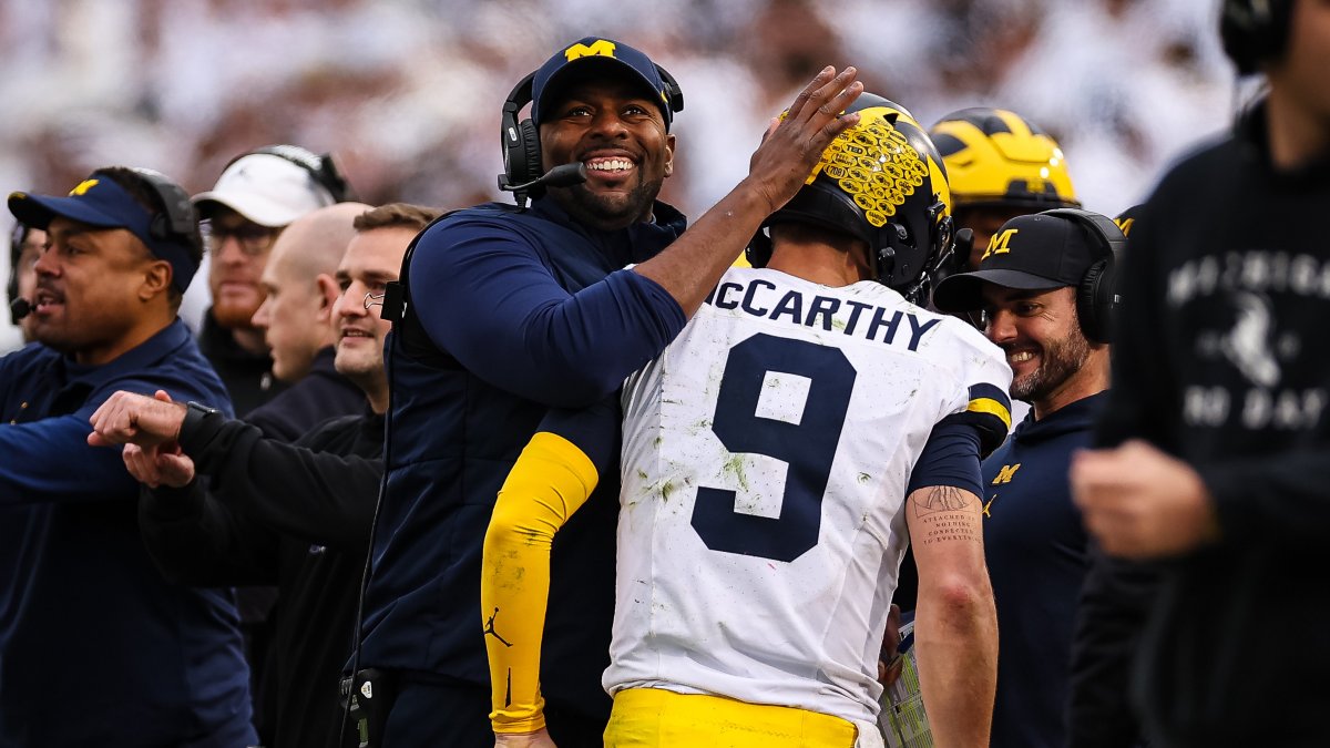 No. 2 Michigan beats No. 9 Penn State 24-15 without Jim Harbaugh – NBC ...