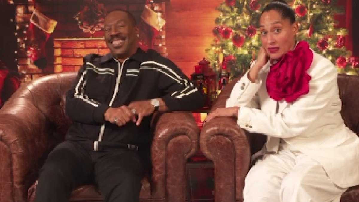 Eddie Murphy & Tracee Ellis Ross On “Candy Cane Lane,” Gifts & More ...