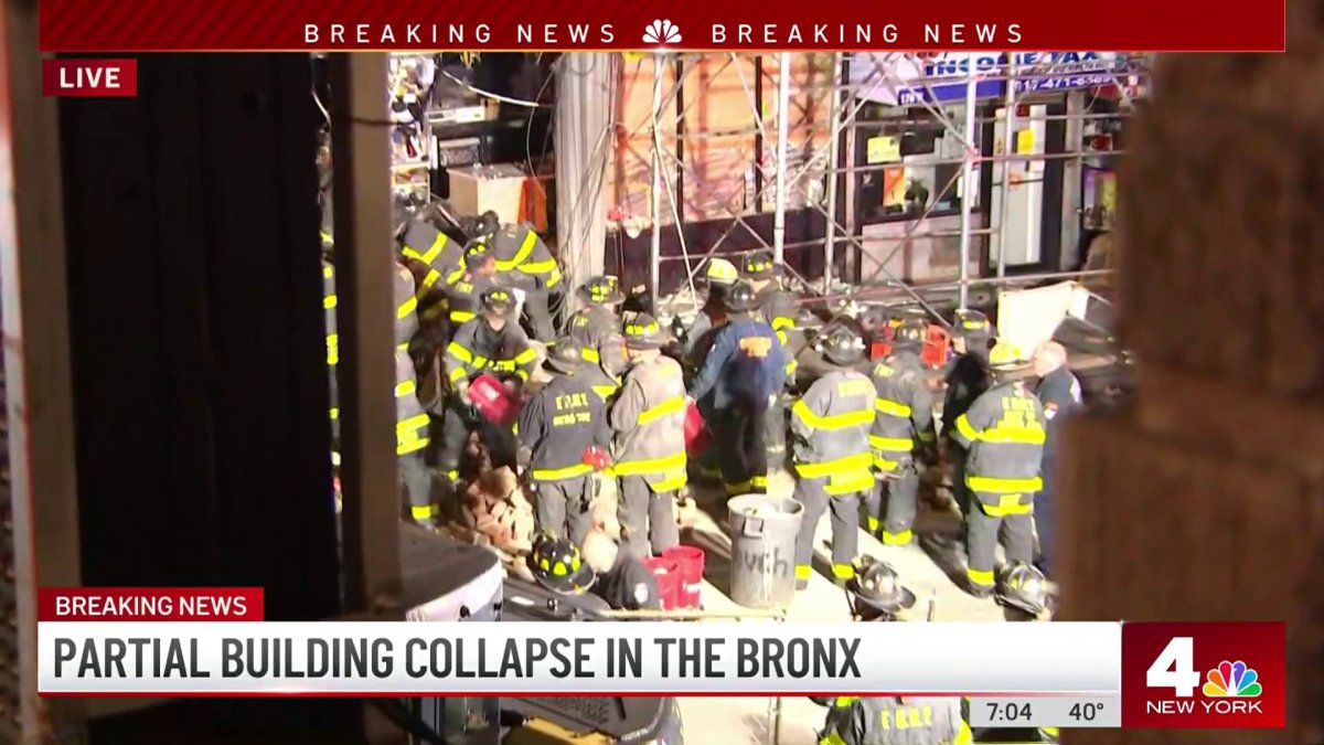 FDNY says it’s concerned people may be trapped in debris of partially ...