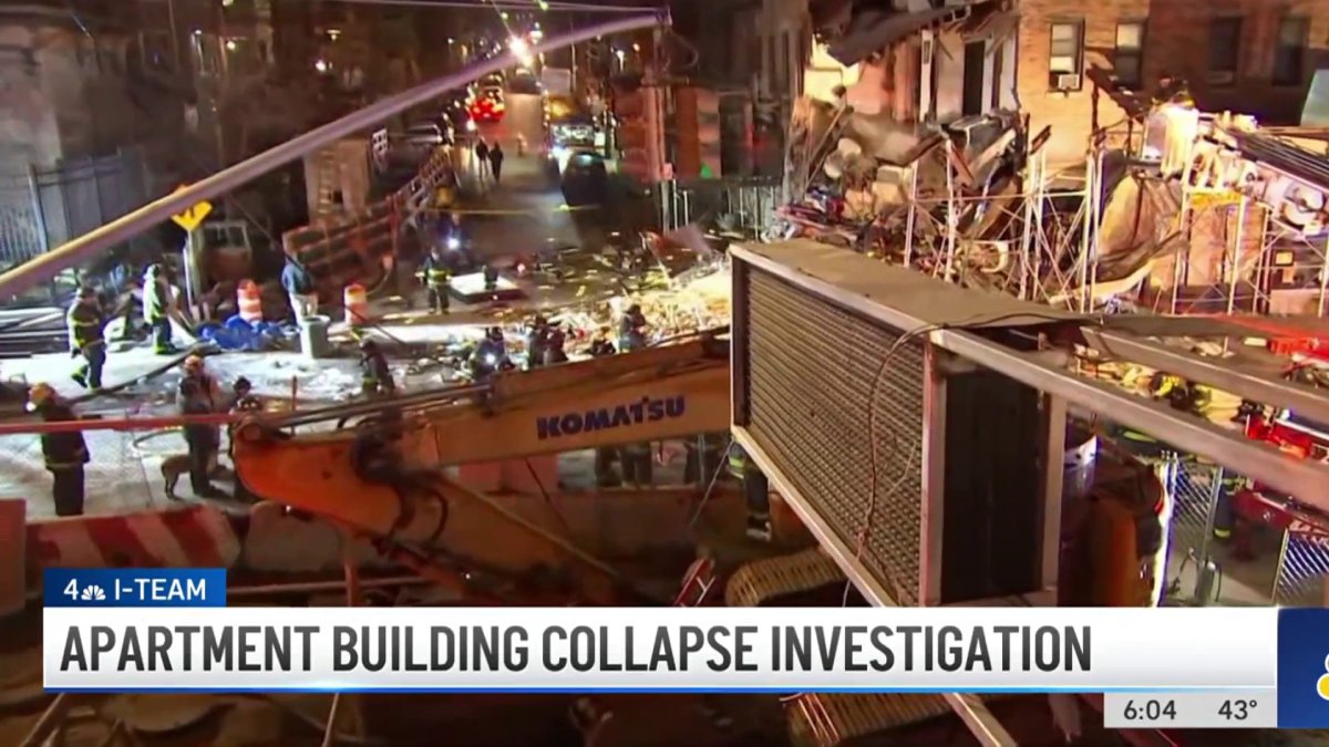 Apartment Building Collapse Investigation – NBC New York