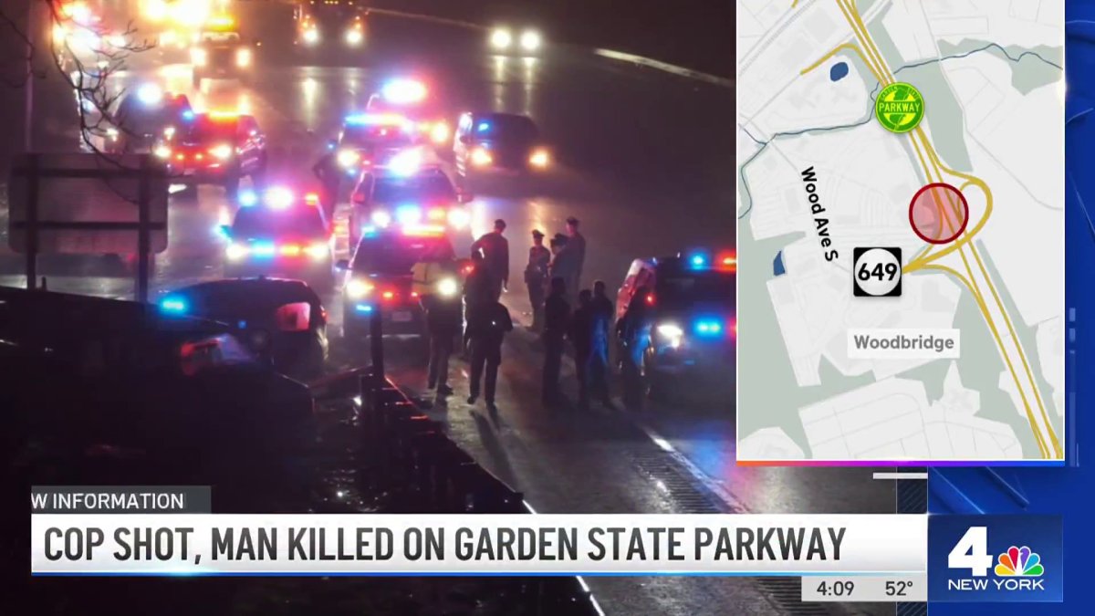 Police officer recovering after being shot on Garden State Parkway in ...