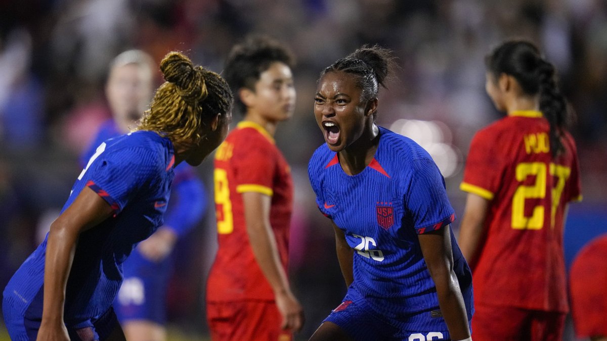 Teenager Jaedyn Shaw helps USWNT to 2-1 win vs. China – NBC New York