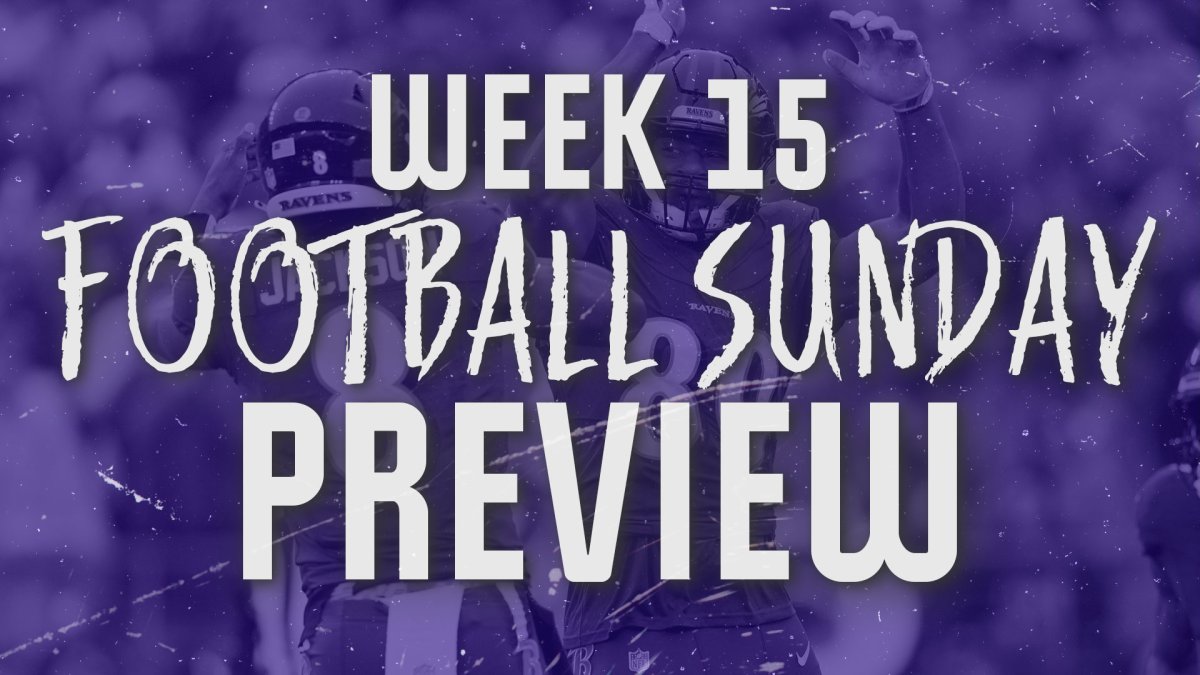 Games to watch on Football Sunday in Week 15 of the 2023 NFL season ...