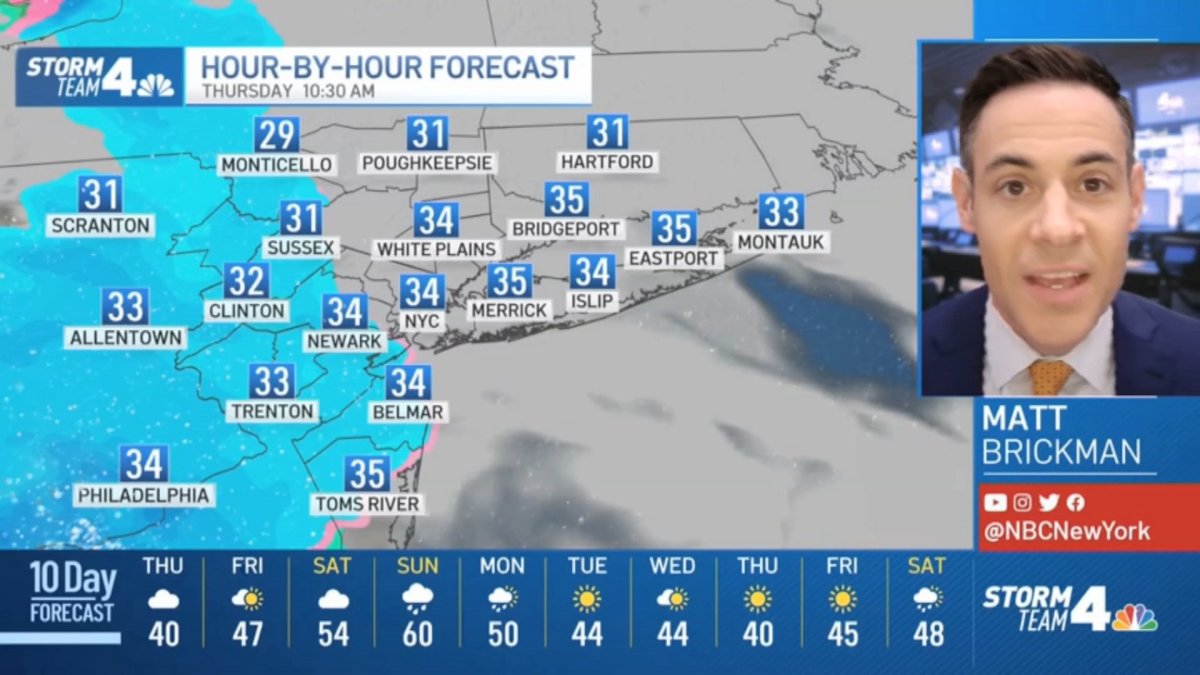 Latest Forecast From Storm Team 4 – NBC New York