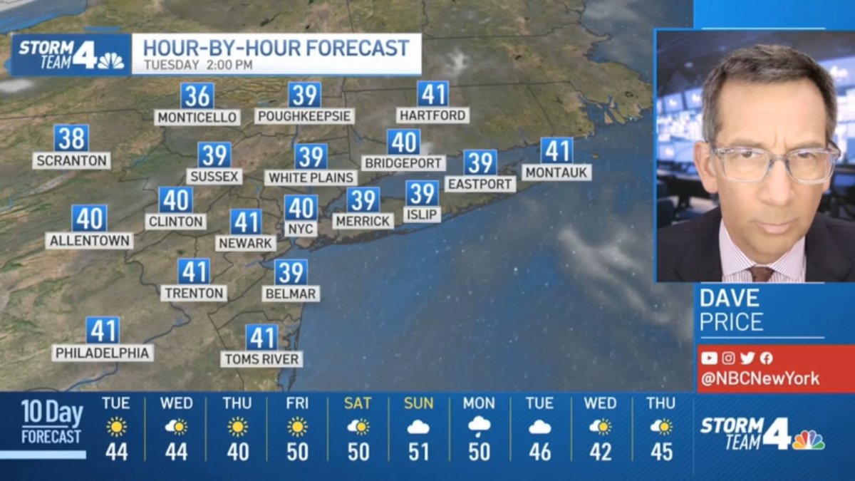 Latest Forecast From Storm Team 4 – NBC New York