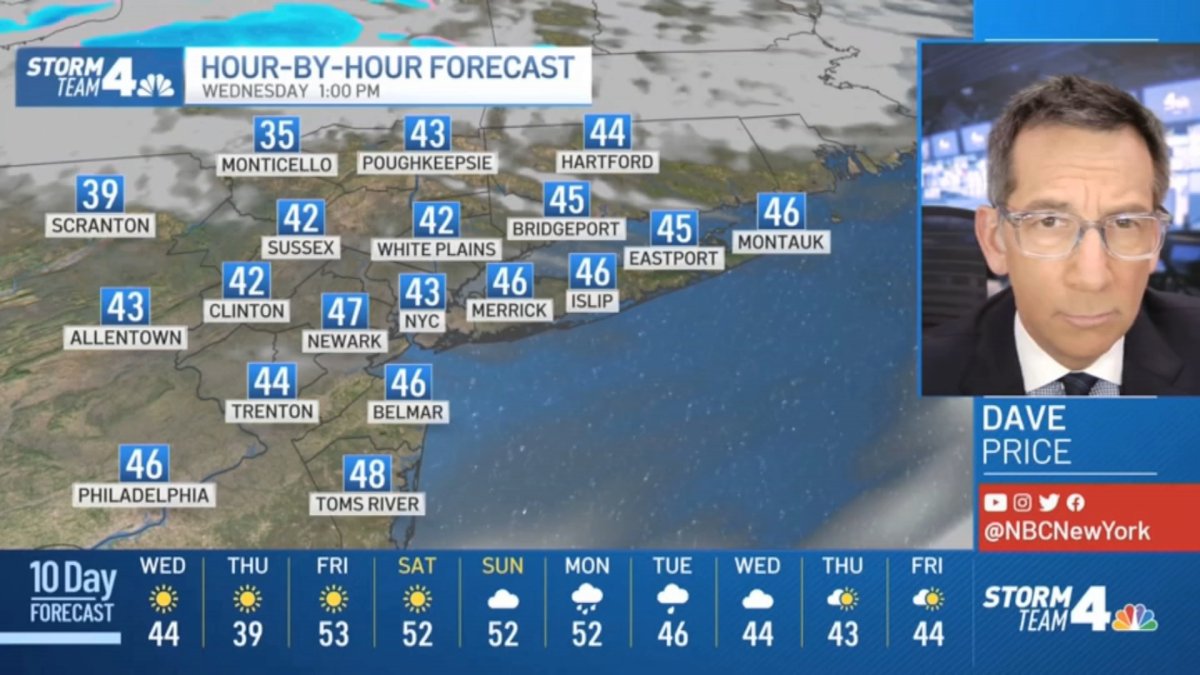 Latest Forecast From Storm Team 4 – NBC New York