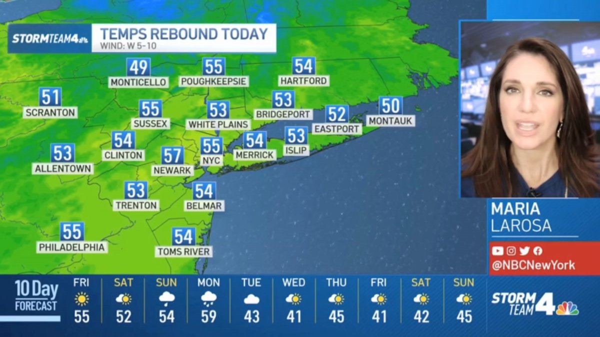Latest Forecast From Storm Team 4 – NBC New York