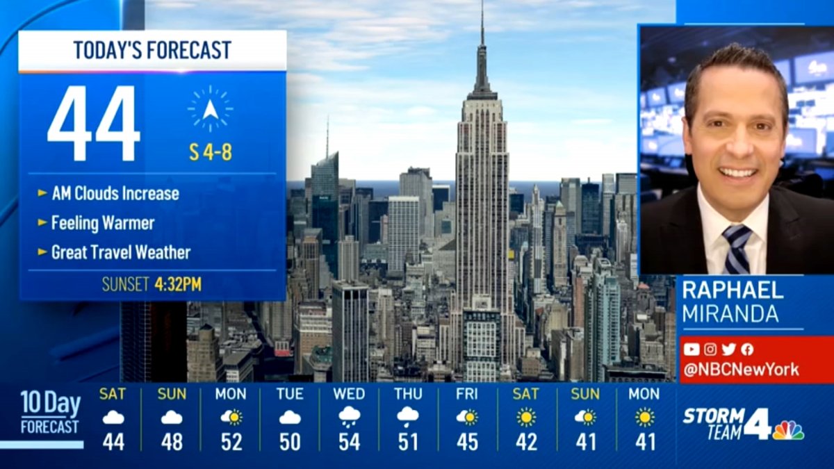 Latest Forecast From Storm Team 4 – NBC New York