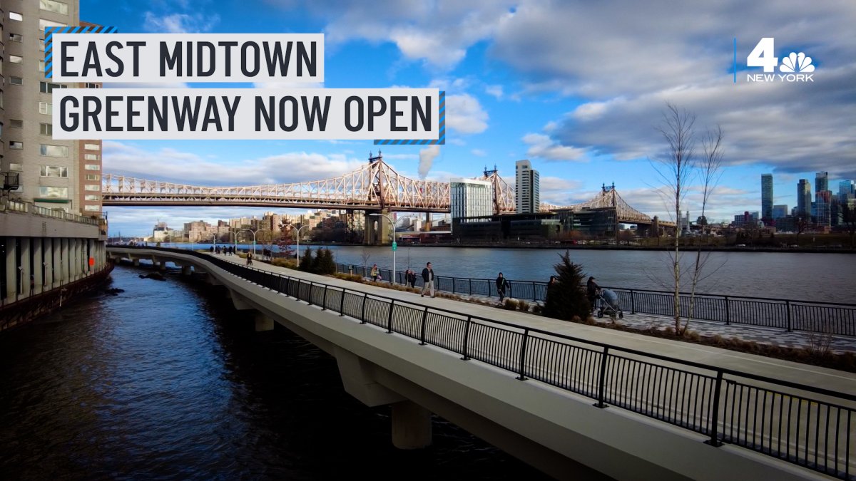 NYC East Midtown Greenway opens to public – NBC New York