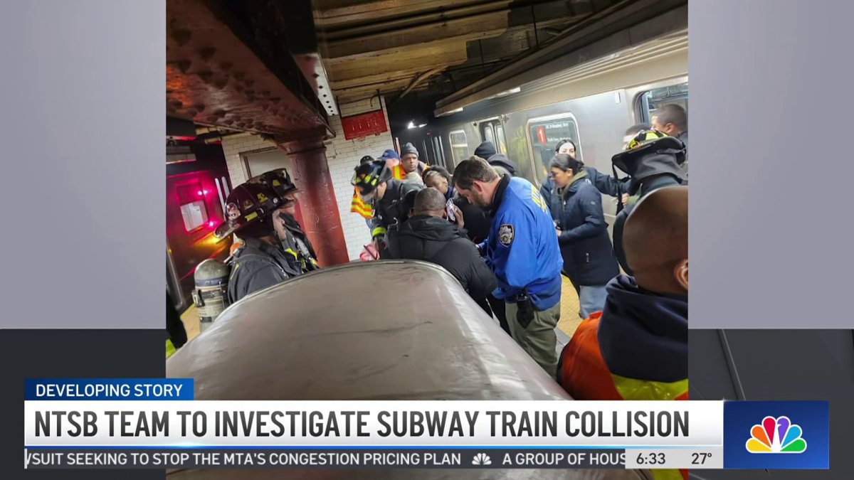 NTSB investigating subway train collision – NBC New York