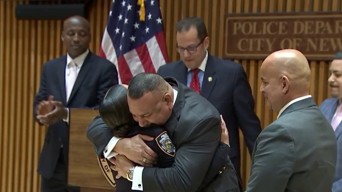 Woman saved by NYPD officers in 1996 becomes a cop – NBC New York