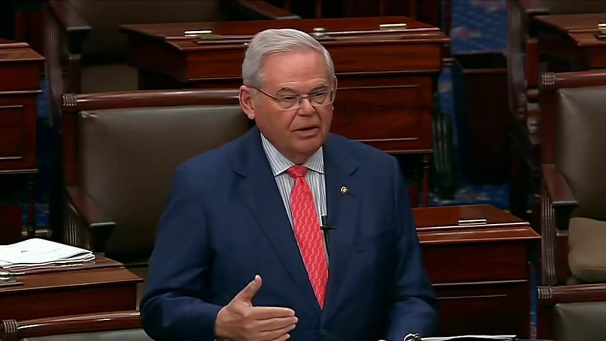 Bob Menendez doubles down on innocence, claims ‘persecution’ in Senate floor remarks after ...