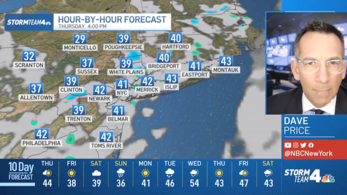 Latest Forecast From Storm Team 4 – NBC New York