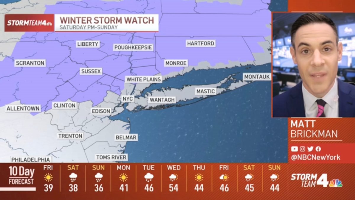 Latest Forecast From Storm Team 4 – NBC New York