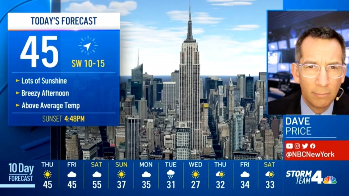 Latest Forecast From Storm Team 4 – NBC New York