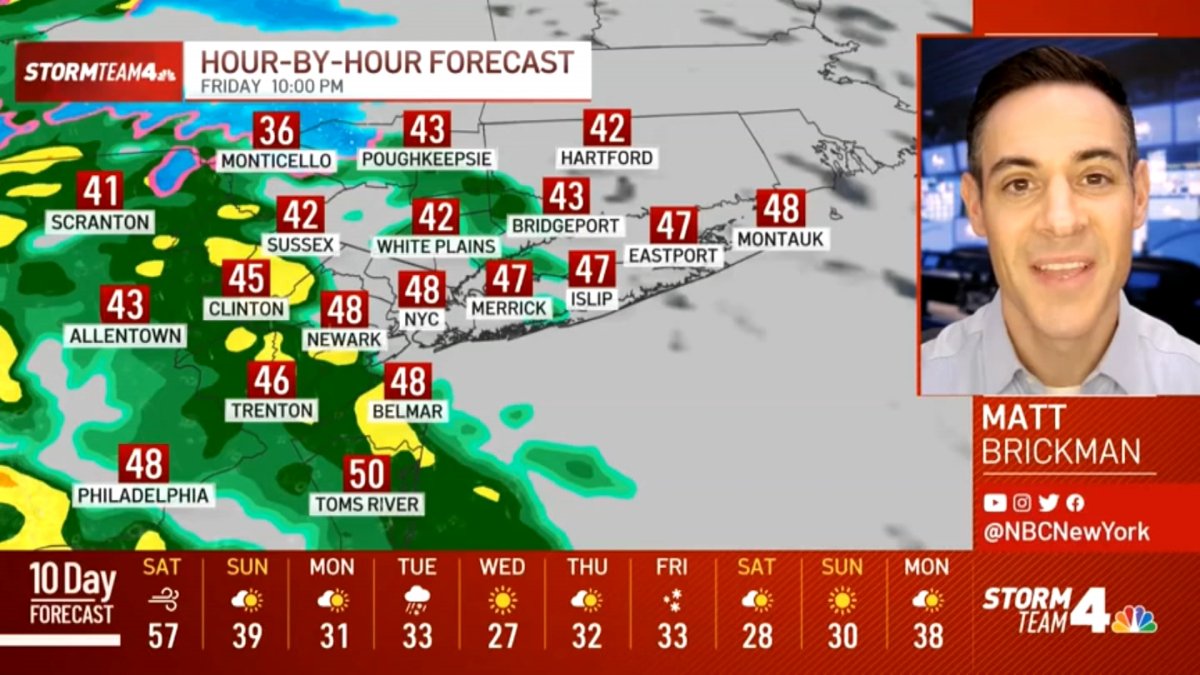 Latest Forecast From Storm Team 4 – NBC New York
