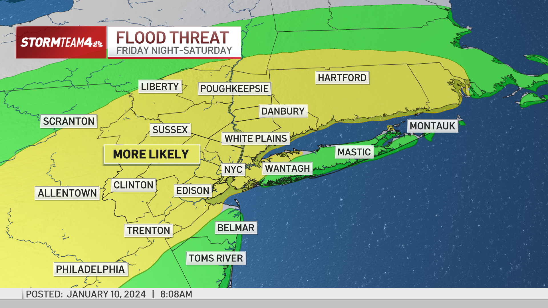 New Jersey flooding: rivers rising after heavy rain storm – NBC New York