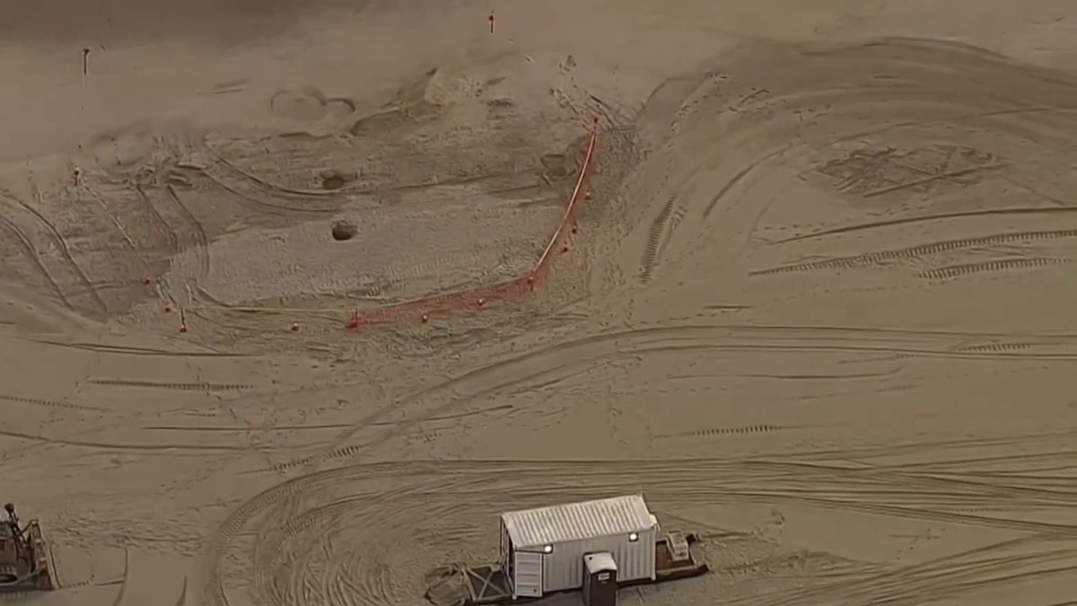 Sand collapses on toddler at Jersey Shore beach – NBC New York