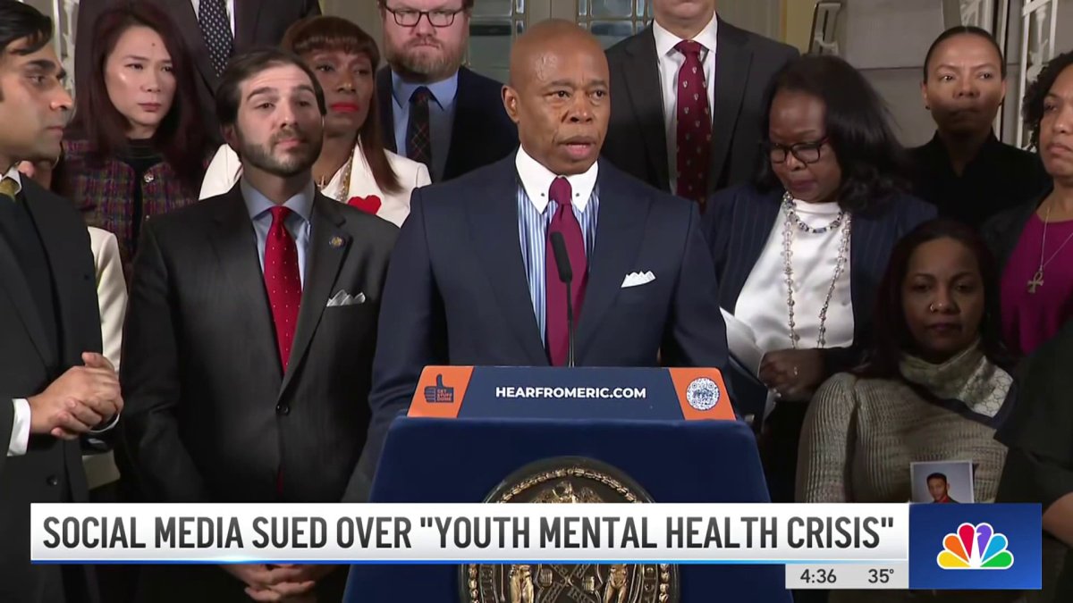 NYC joins lawsuit against Meta, TikTok, YouTube and Snapchat – NBC New York