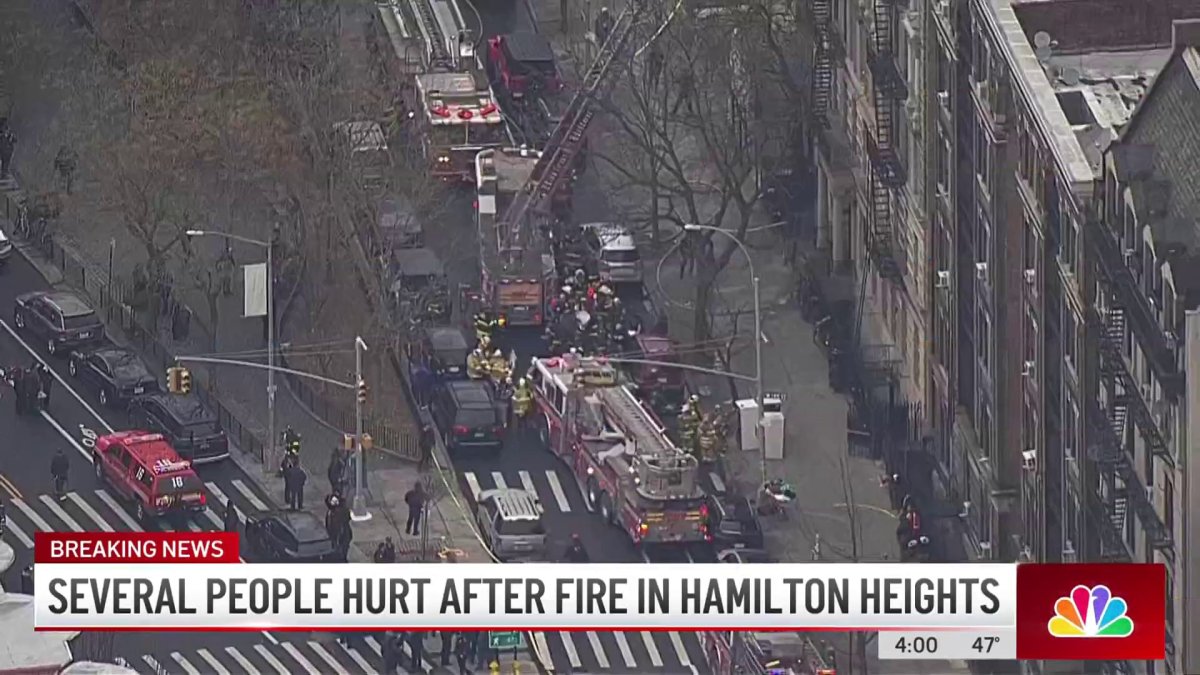 New Yorkers hanging out of windows, screaming for help in building fire ...
