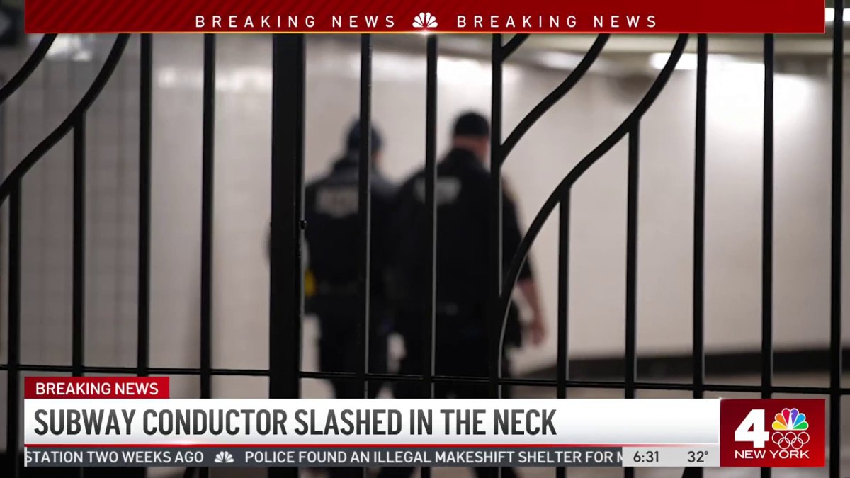 Subway conductor slashed in neck in Brooklyn – NBC New York