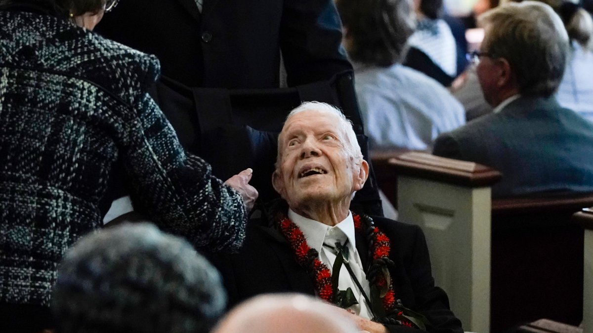 President Jimmy Carter entered hospice care one year ago – NBC New York