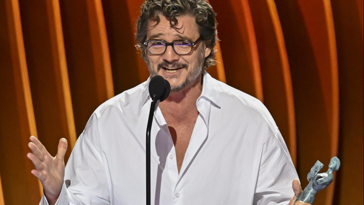 Pedro Pascal admits he’s ‘a little drunk’ during SAG Awards speech ...