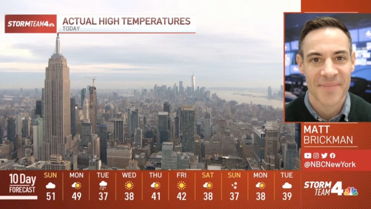 Latest Forecast From Storm Team 4 – NBC New York