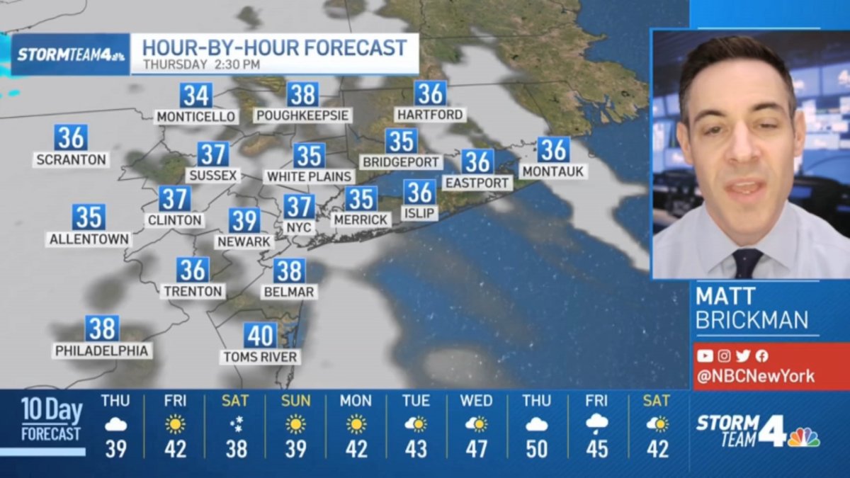 Latest Forecast From Storm Team 4 – NBC New York