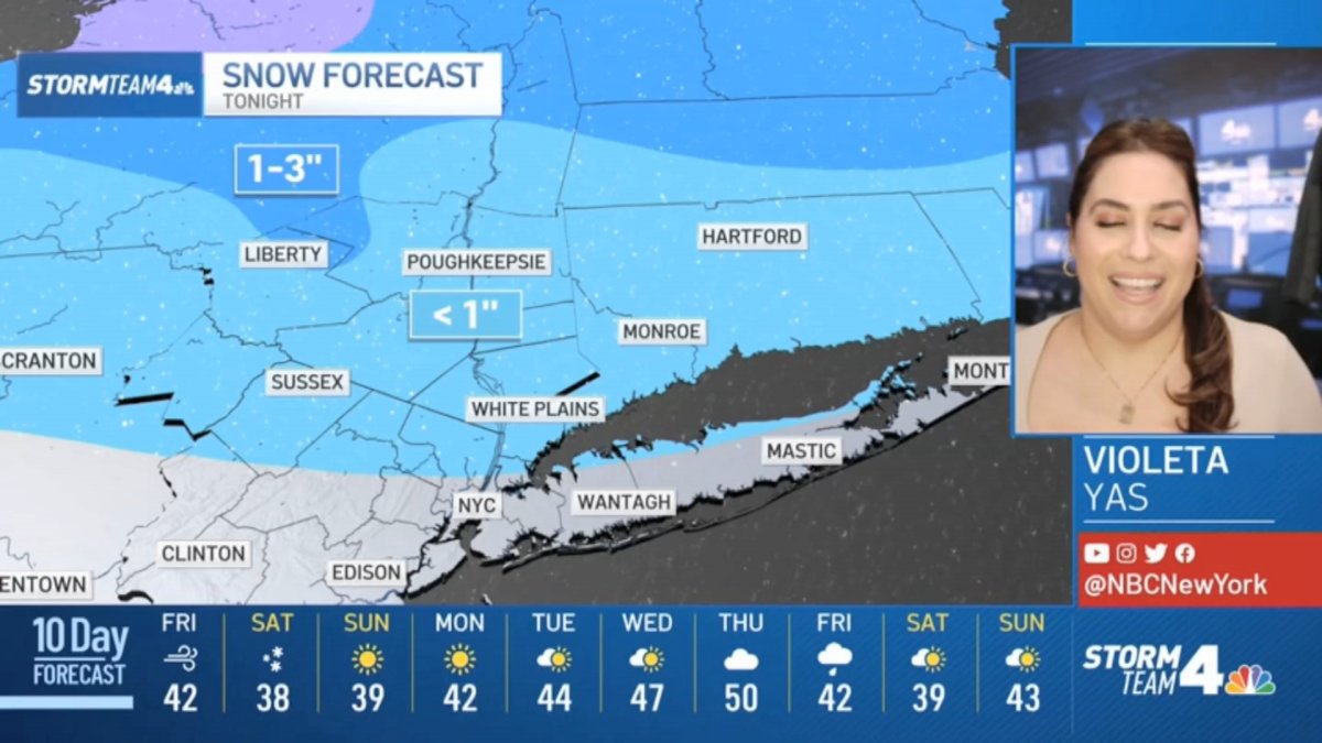 Latest Forecast From Storm Team 4 – NBC New York