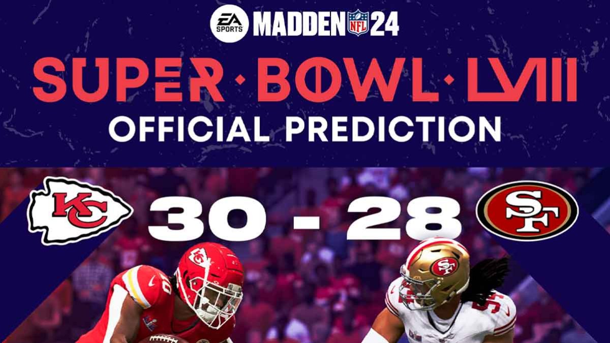 Chiefs win ‘Madden’ Super Bowl LVIII simulation vs. 49ers – NBC New York