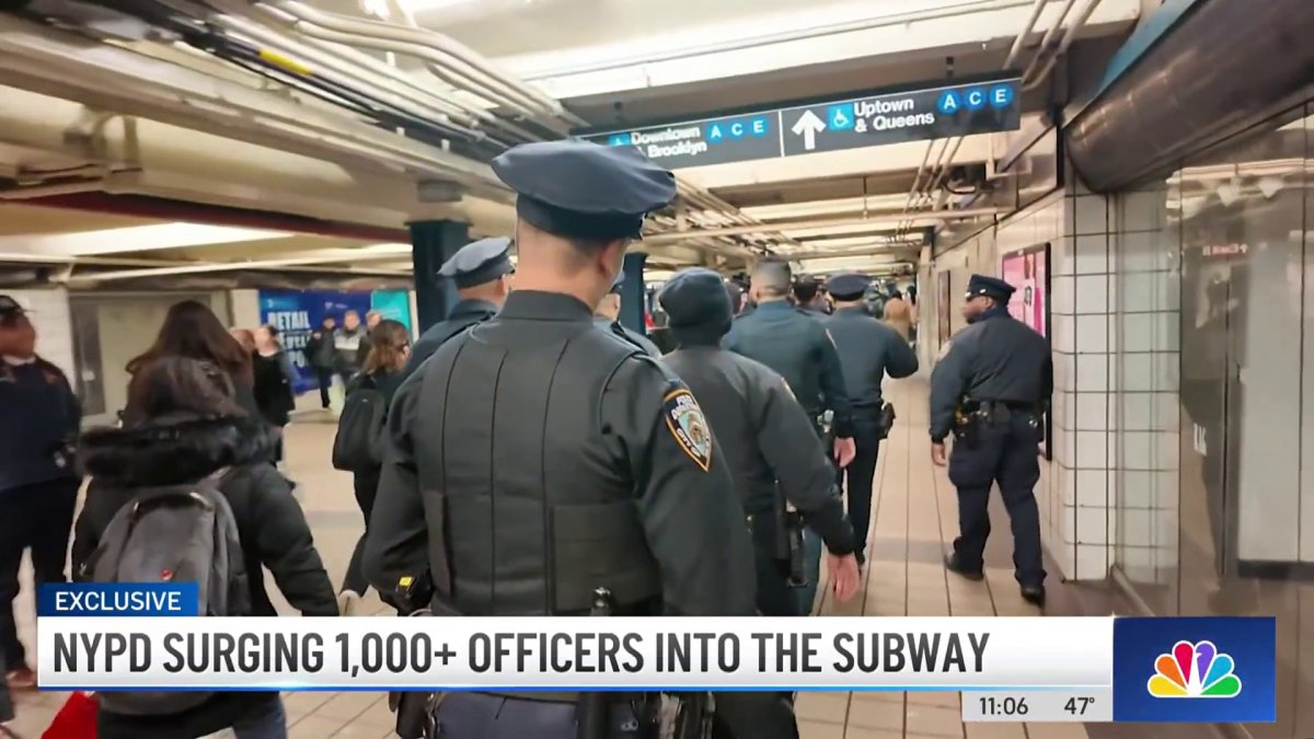 Exclusive: NYPD ramps up subway patrol with more officers – NBC New York
