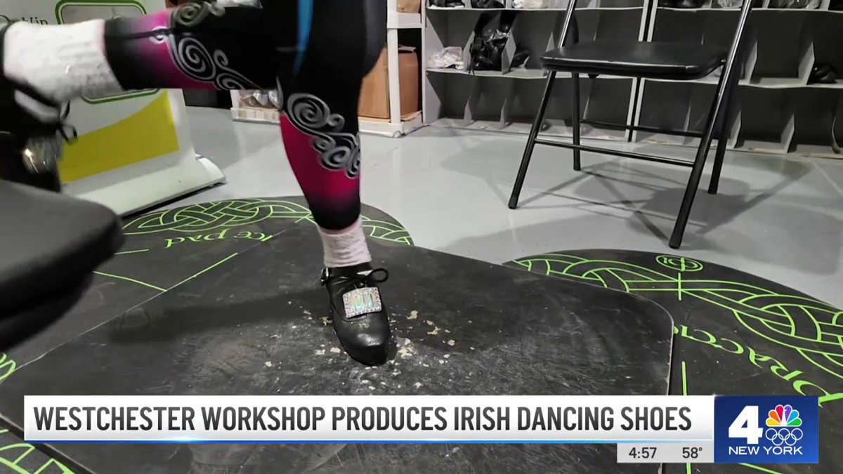 Westchester workshop produces Irish dancing shoes – NBC New York