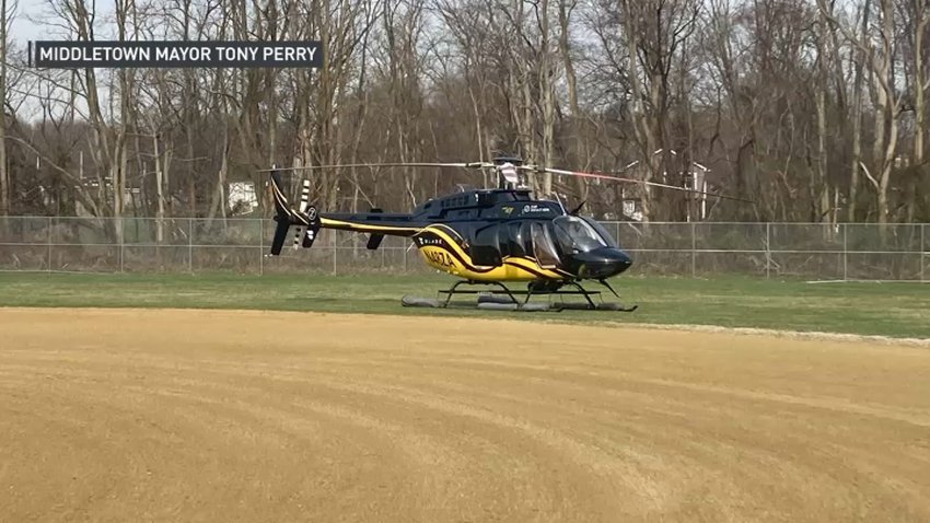 New Jersey: Middletown High School campus helicopter landing – NBC New York