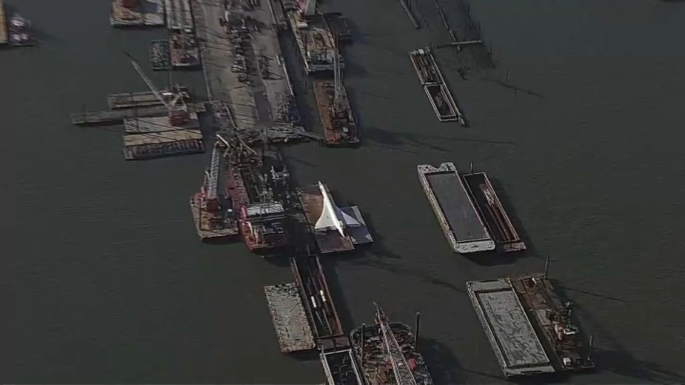 Intrepid Museum Concorde jet returns to Intepid – NBC New York